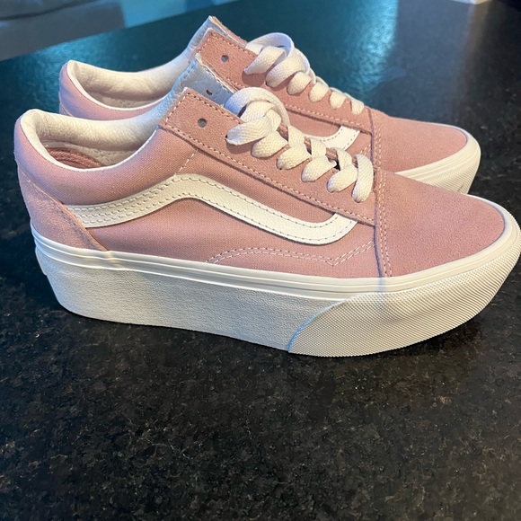 Vans Old Skool Stac | Shoes | Vans Old Skool Stac Pink Platform Vans ...
